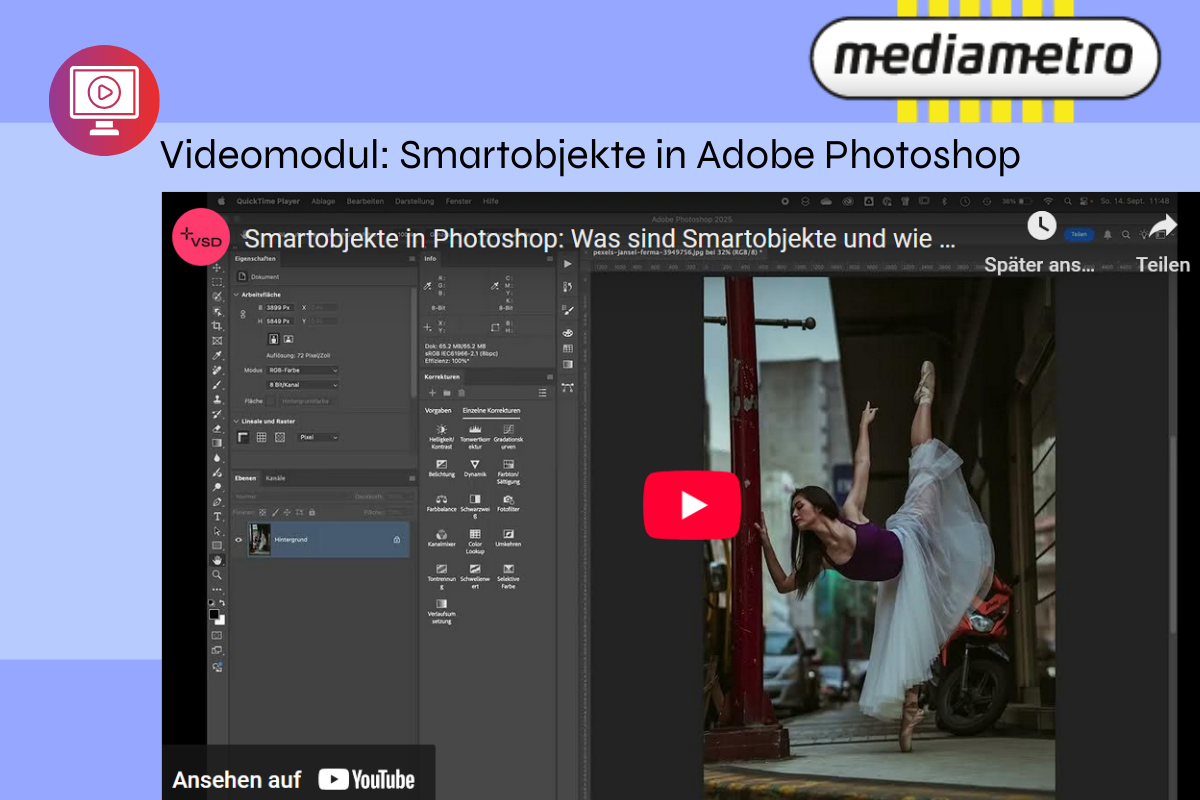 Module vidéo Mediametro : Objets dynamiques dans Photoshop - VSD | Verband der Schweizer ...
